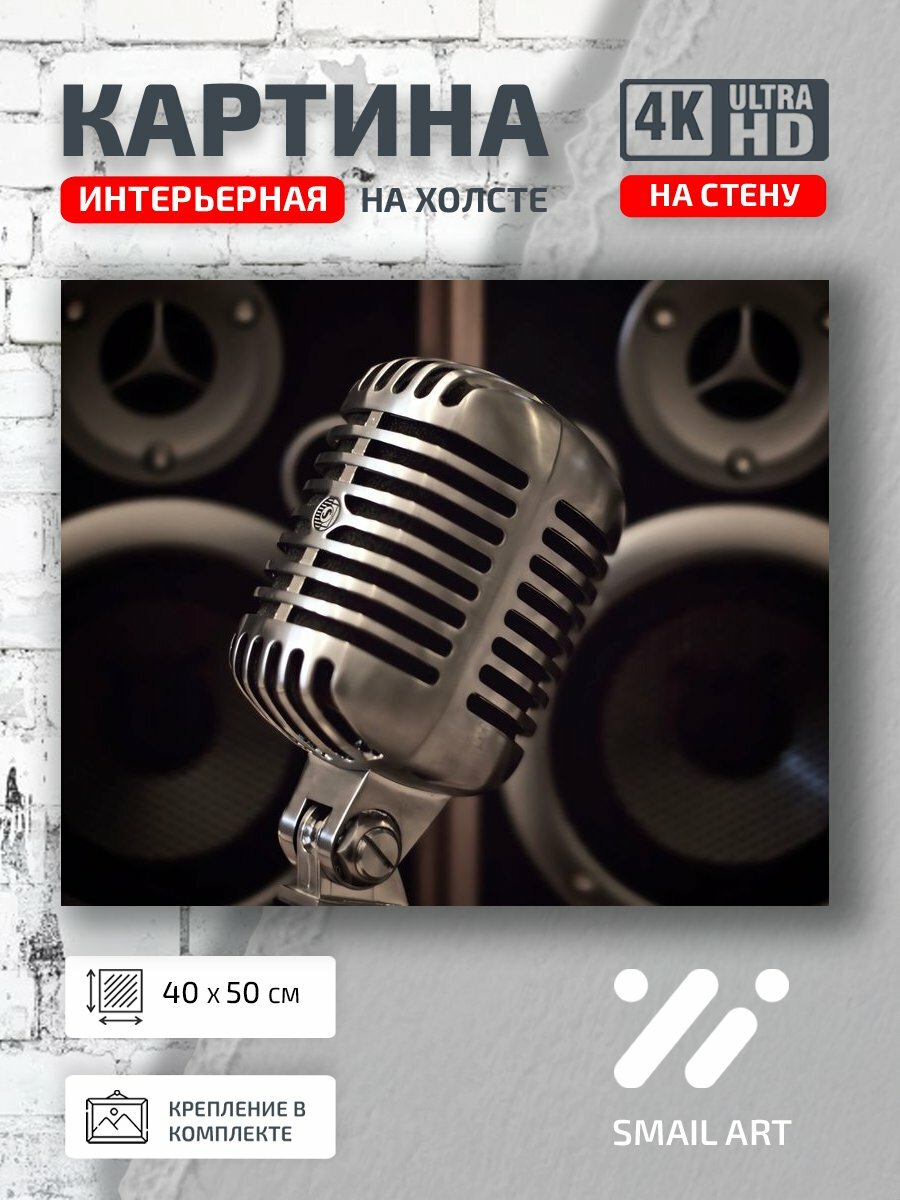 Картина на холсте интерьерная 40 на 50 на стену Ретро Mood для кабинета атмосфера интерьер
