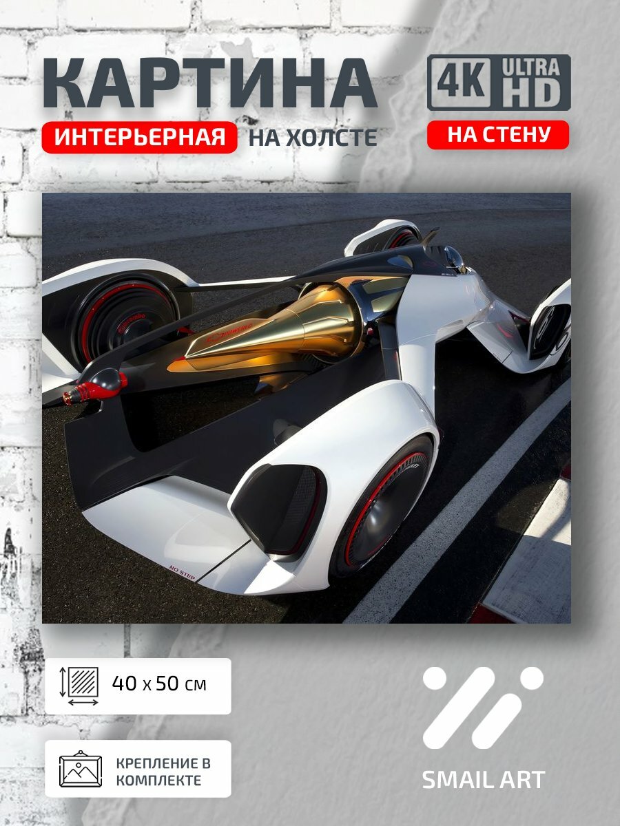 Картина на холсте интерьерная 40 на 50 на стену Дорога turismo для офиса авто дизайн декор