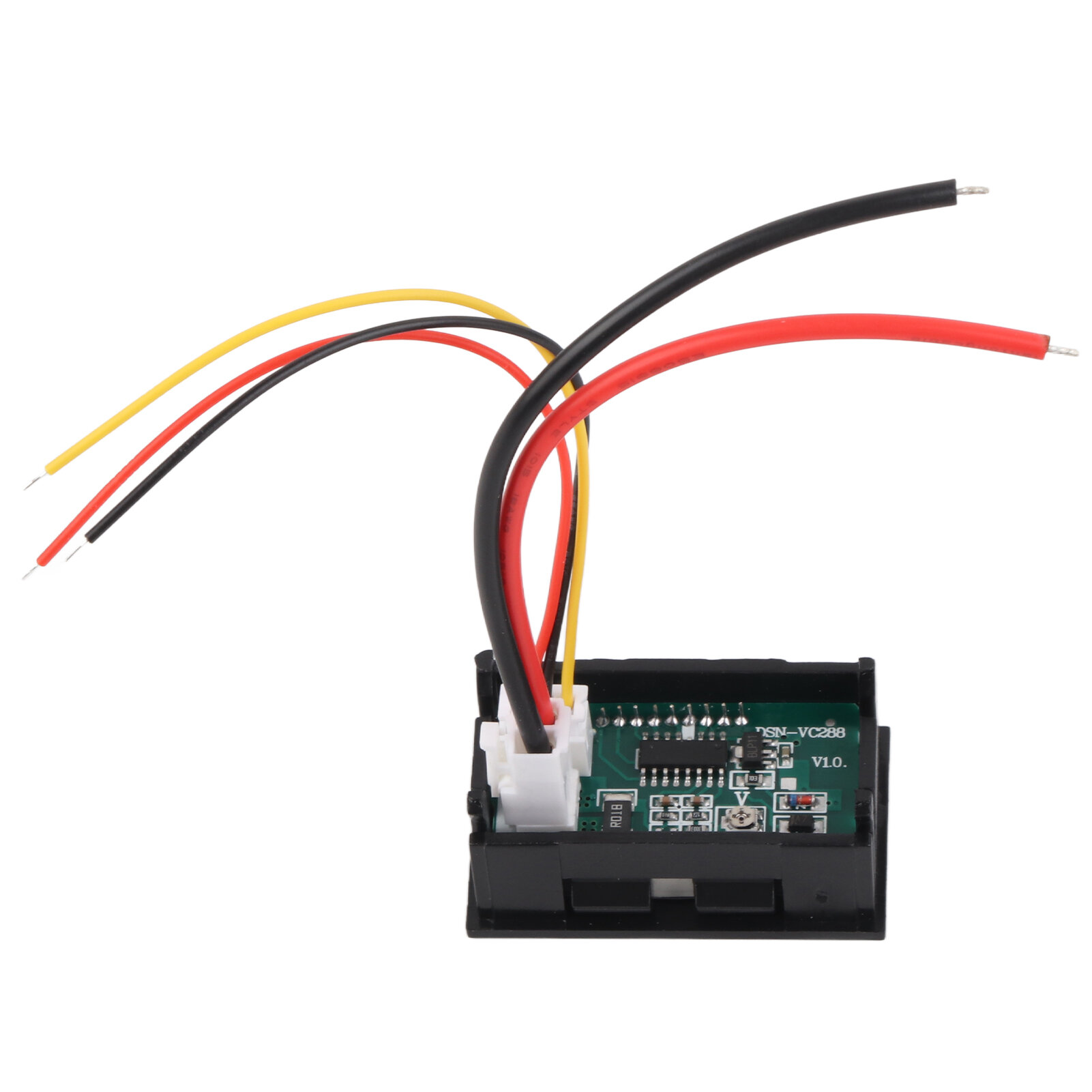 Цифровой вольтметр с красным и синим светодиодом, двойной дисплей, цифровой вольтметр, амперметр постоянного тока от 0 до 100 В, 10 А