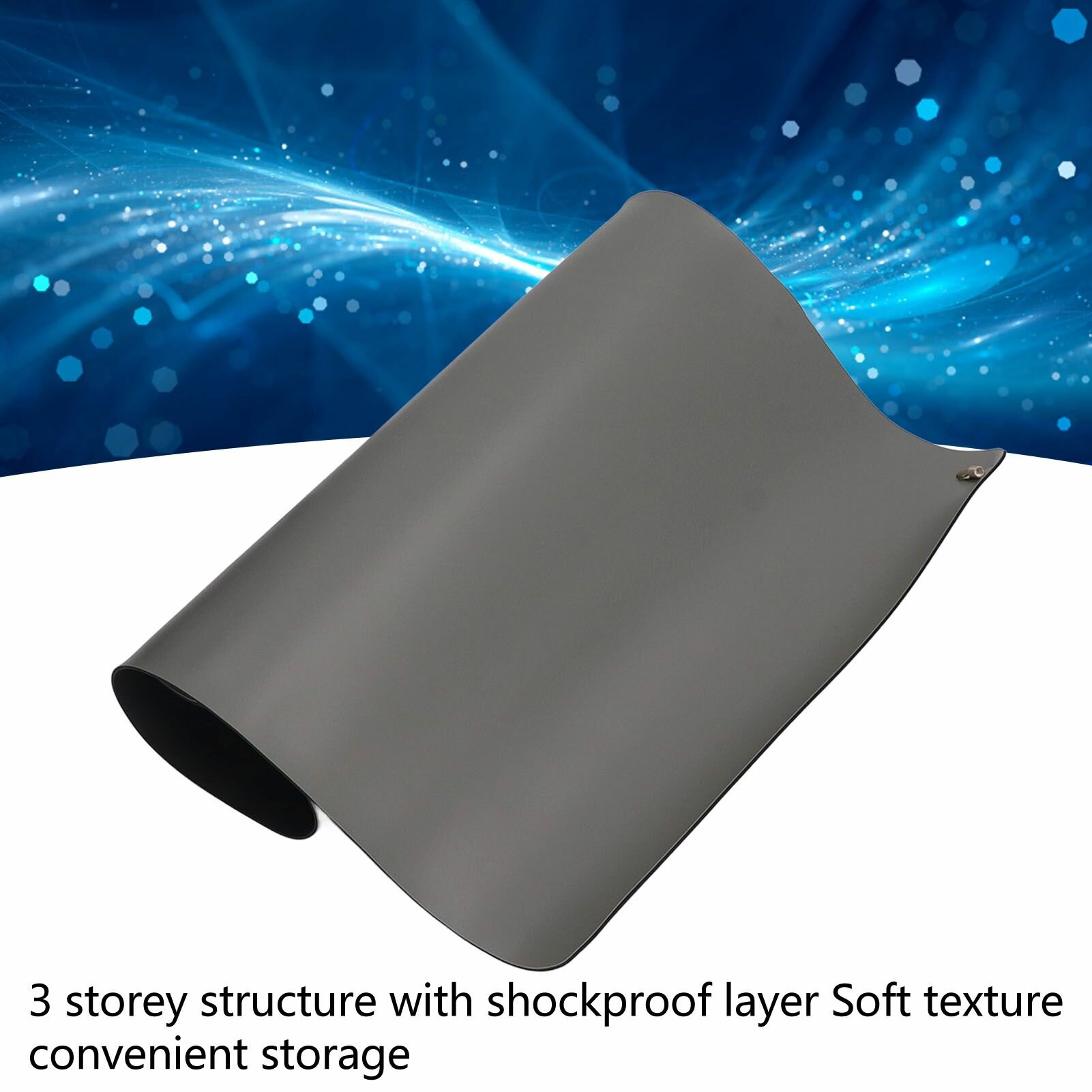 Антистатический коврик для стола с заземляющим проводом, резиновая нескользящая подушка для рабочего места для электронного обслуживания