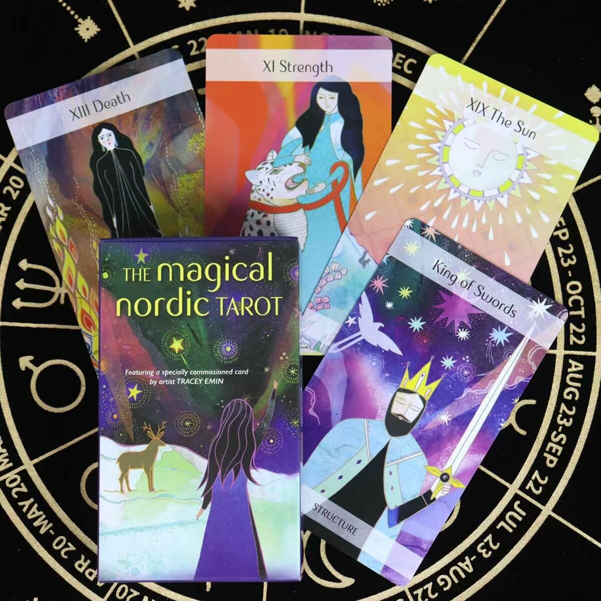 The Magical Nordic Tarot Deck /Волшебная карта скандинавских ката/10x6CM/78шт