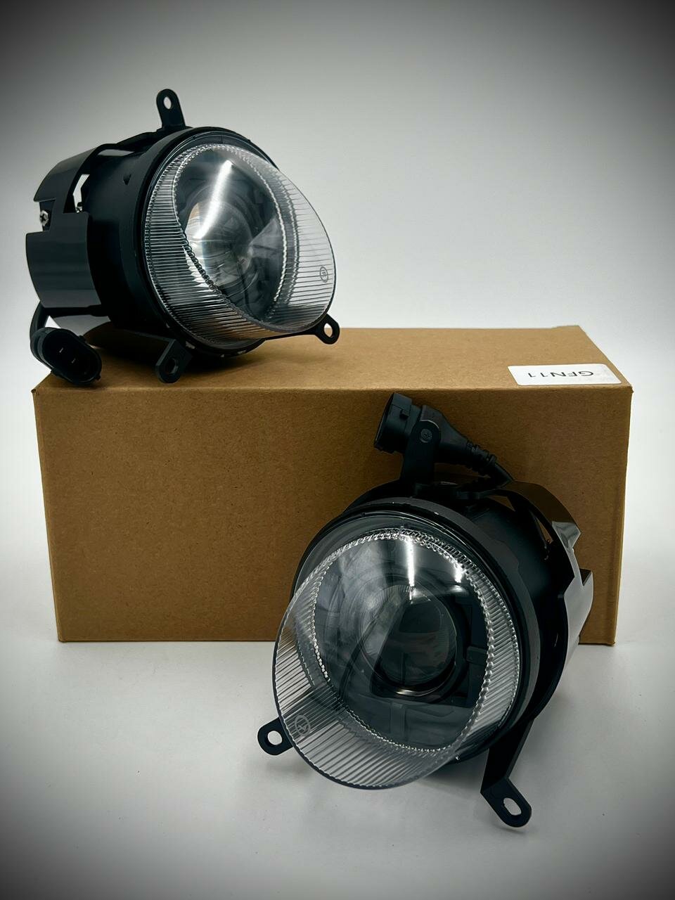 Противотуманные LED фары светодиодные для Mitsubishi Lancer 10 2007 -2010 / Противотуманки на Митсубиси Лансер 10