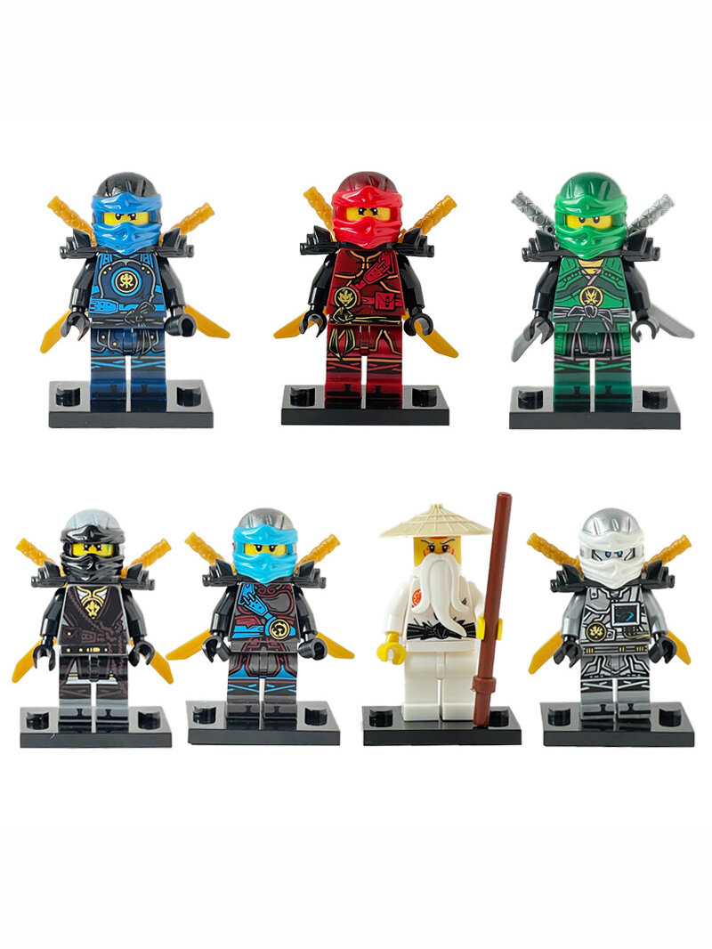 Набор фигурок минифигурки (совместим с лего) , Ниндзяго ( Ninjago) 8шт