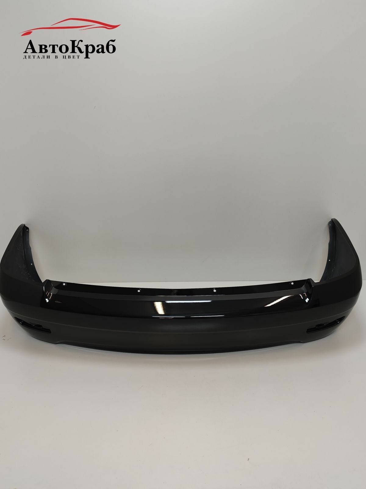 Бампер задний хэтчбек в цвет для ВАЗ (LADA) Приора I (2007 — 2013) 665 - космос, черно синий