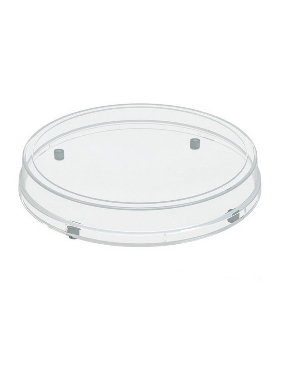 Монетница круглая из оргстекла, d-172 мм. h-30 мм/, рекламное поле d-166 мм, на ножках- 1 шт.