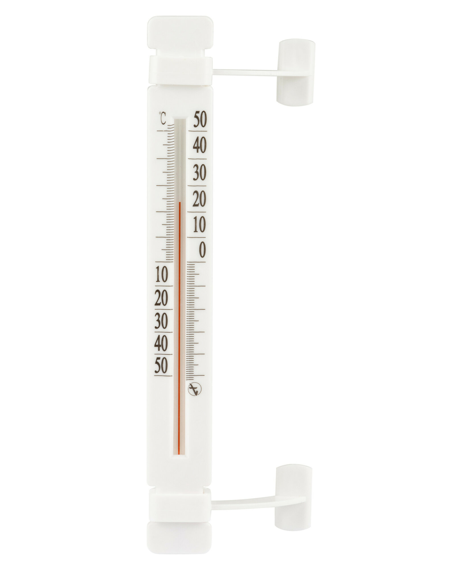 Термометр уличный оконный Липучка шкала от +50°С до -50°С пластик-стекло