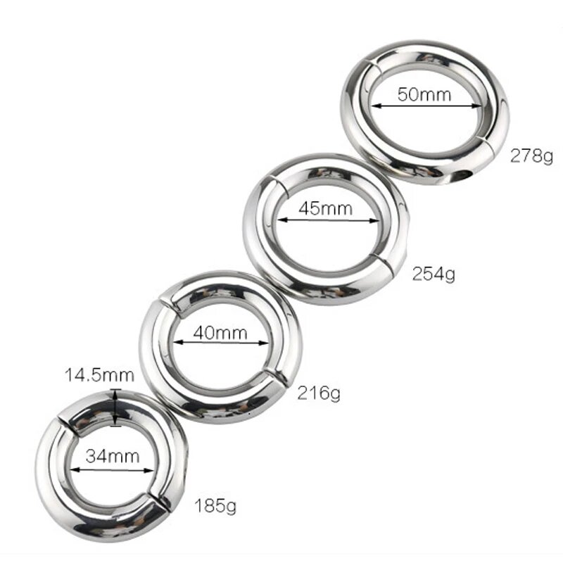 Кольцо для пениса из нержавеющей стали 50mm