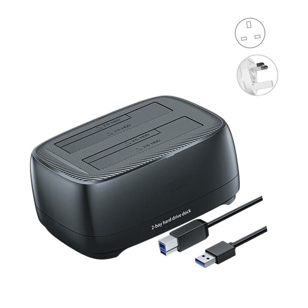 Док-станция для двух жестких дисков с клонированием, Интерфейс USB - С автономным копированием