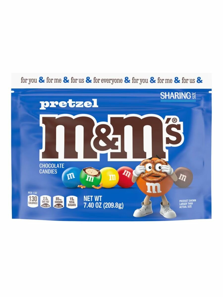 Драже M&Ms Milk Chocolate Candies 209.8 гр