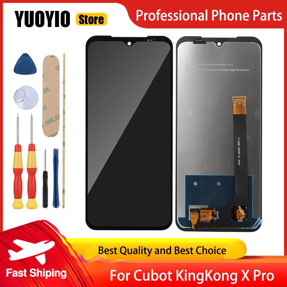 Оригинальный ЖК-дисплей для Cubot KingKong X Pro KingKong Star 2, дигитайзер сенсорного экрана в сборе, замена, бесплатные инструменты для демонтажа