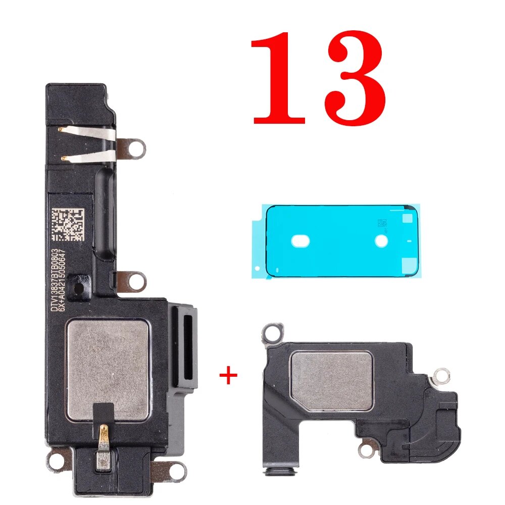 Громкоговоритель + динамик для Iphone SE 7 8 PLUS X XR XS 11 12 13 Pro MAX Громкий динамик Звонок Внутренний зуммер Гибкий кабель 13 buzzer earpiece