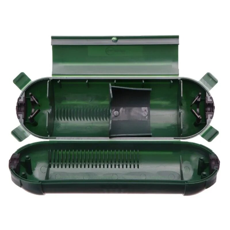 (1шт) Наружная крышка удлинителя для подключения к одной розетке, водонепроницаемая распределительная коробка кабеля, крышка для защиты питания, маленькая зеленая с когтем