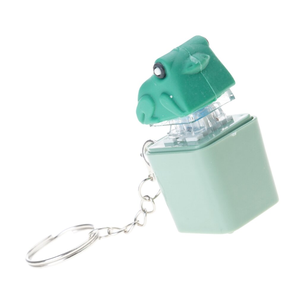 Игрушка Frogs Keycap Fidgets Со Звуковыми и Световыми Эффектами Портативная Сенсорная Кнопка Для Снятия Стресса Для Любителей Клавиатуры