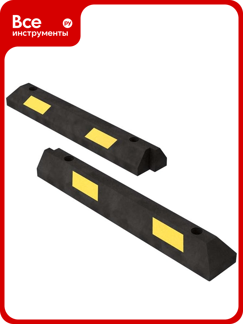 Колесоотбойник технология КП 1,83 композитный (полимерпесчаный) из 2х частей (ГП), 935 мм, 19.6 кг