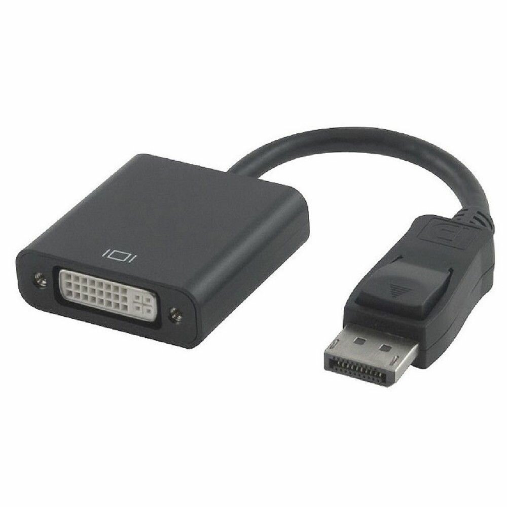 Gembird Переходник DisplayPort - DVI , 20M/19F, пакет черный (A-DPM-DVIF-002)