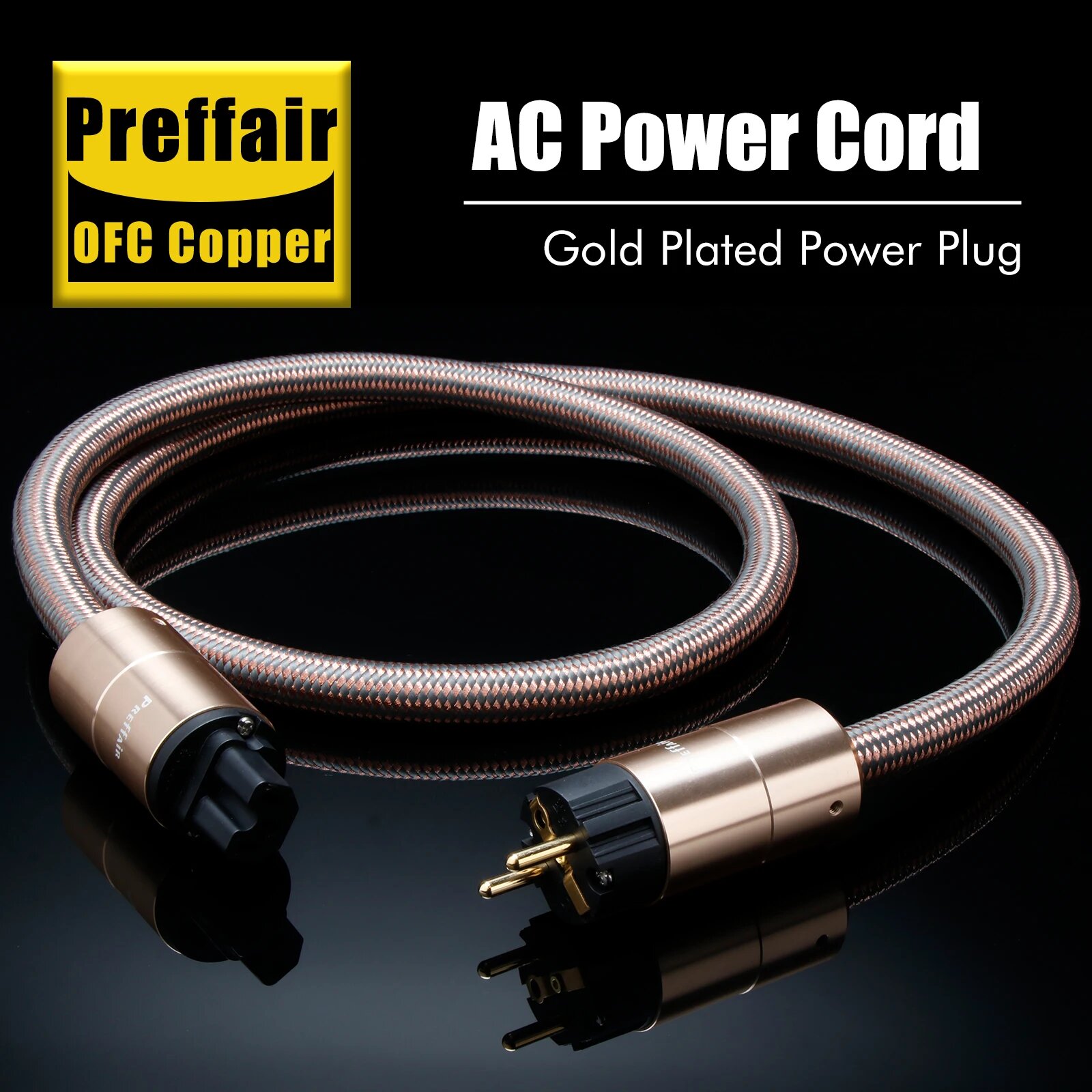 Кабель питания Preffair EU Schuko EU Plug, 1 m