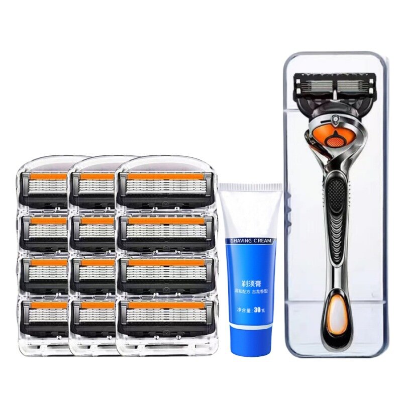 Бритва Gillette Wind Speed 5 Blade Wind Stealth, ручная бритва для мужчин с устойчивыми и гладкими лезвиями, немецкое мастерство, 5 лезвий