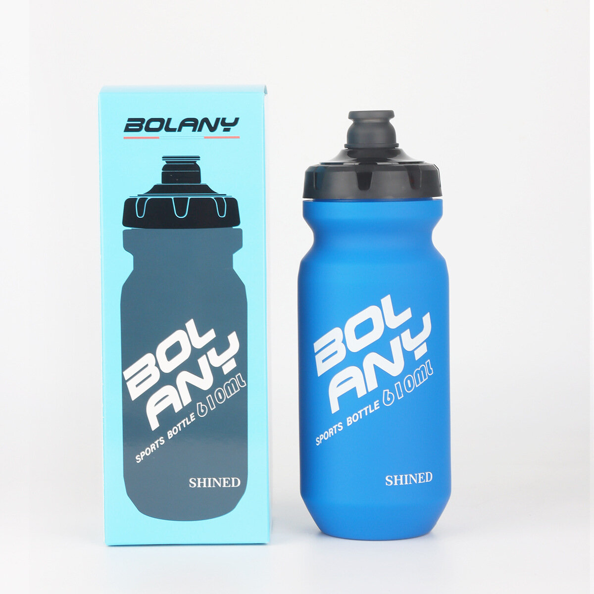 Велосипедная бутылка для воды Bolany с нажимным механизмом, спортивная бутылка из ПП5 для активного отдыха, фитнеса, альпинизма и бега, спортивная бутылка для воды.