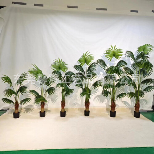 Искусственное зеленое растение для ландшафтного дизайна, искусственная пальма, декор для дома и офиса, садовая арт-сцена, композиция