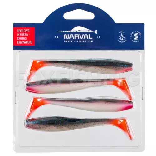 Силиконовая приманка Narval Choppy Tail 12cm #021 4шт.
