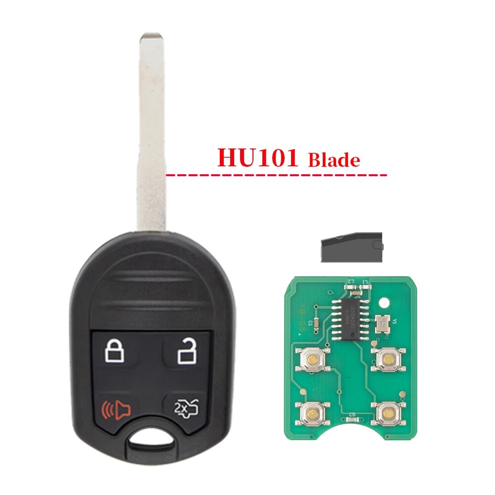 Liberty 3/4/5 кнопок ID63 чип CWTWB1U793 315/433 МГц переключаемый умный дистанционный ключ для Ford Flex Explorer Escape Fiesta Transit 4 BT HU101 Sedan, 315MHz