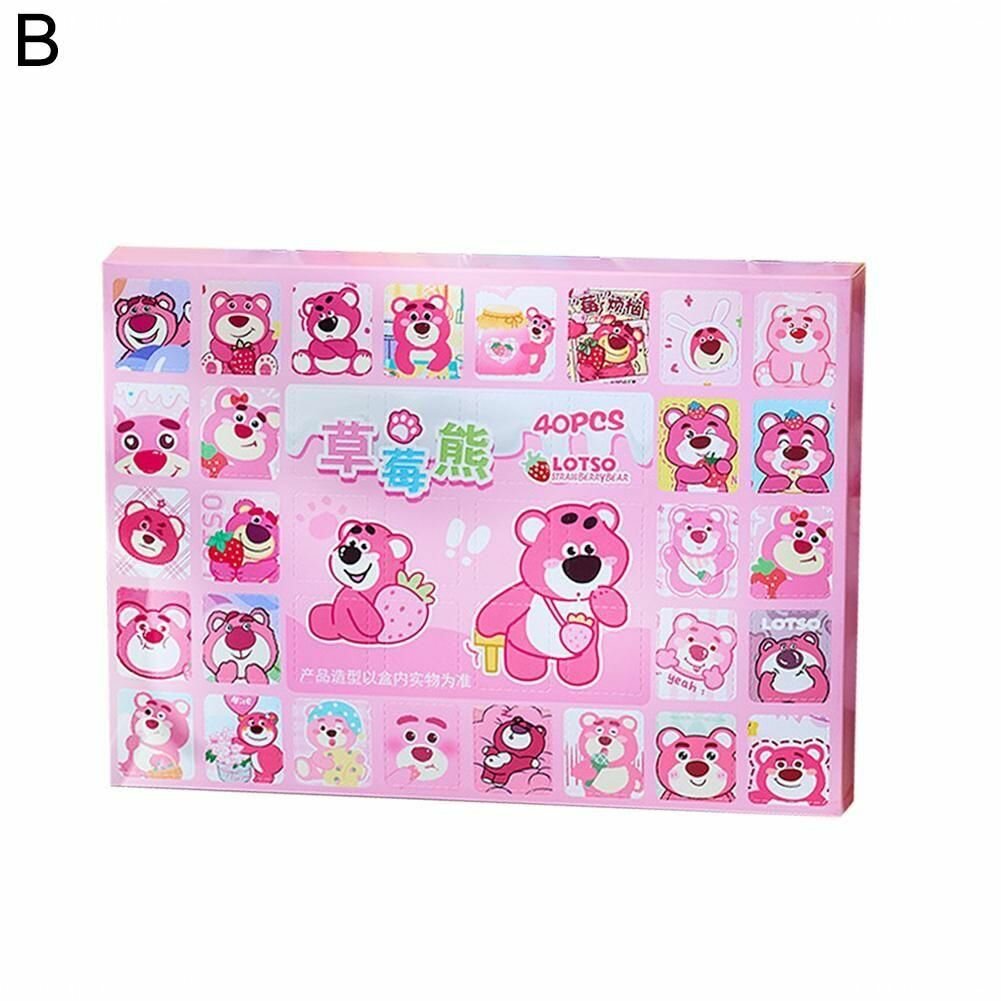 Слепая коробка Sanrio с клубничным медведем 40 игрушек-кукол.