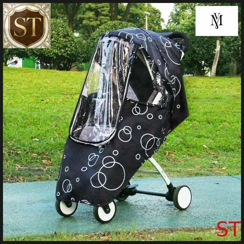 Дождевик универсальный на детскую коляску - москитная сетка на прогулочную коляску - держатель для телефона органайзер подстаканник для санок