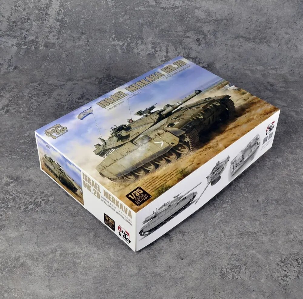 Border BT-037 1/35 Израиль Mekava MK.2D с полным интерьером Модель сборки танков