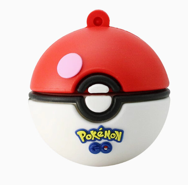 Флешка USB в виде покебола Pokémon 128GB, мультяшный USB-накопитель, креативный подарок для промо-мероприятий, оптовая продажа USB