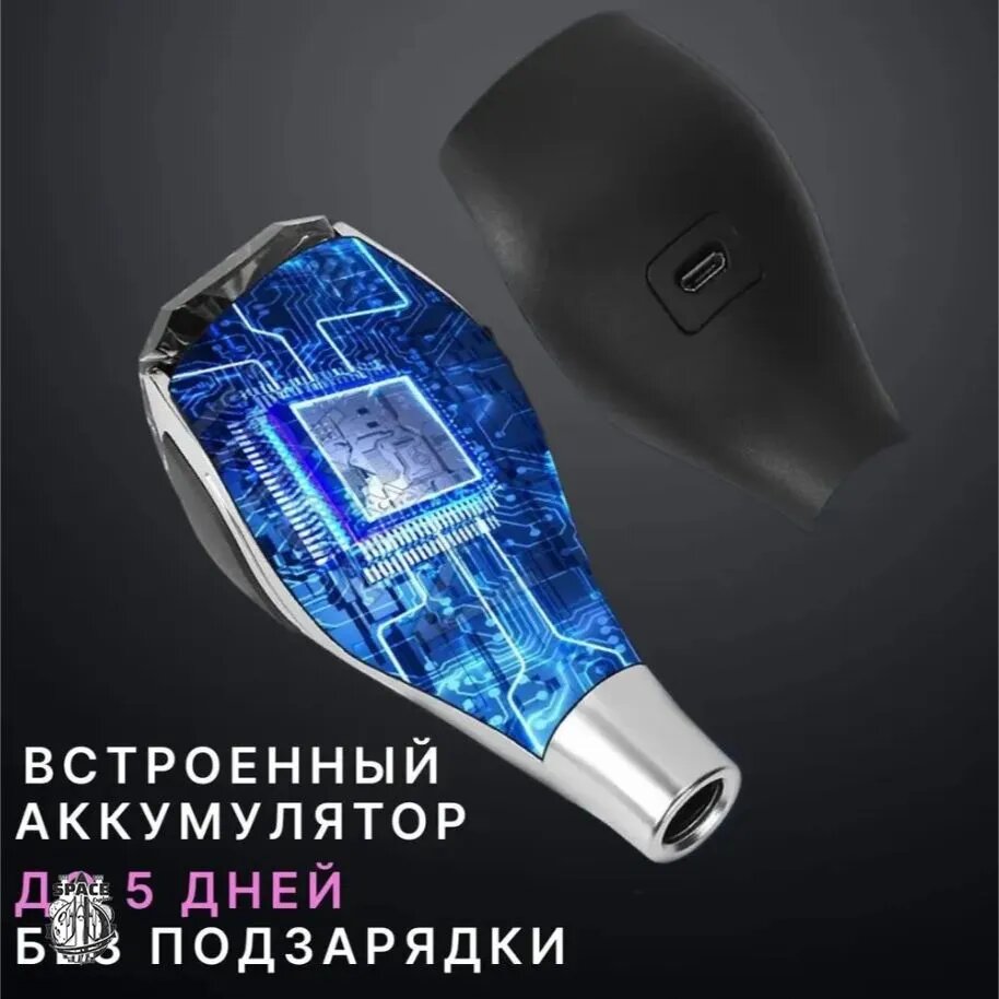 Ручка КПП Toyota, ABS пластик, Разноцветный, Автоматическая, Резьбовой, Легковые автомобили, Прозрачный кристалл, 6x5 см — фото 1