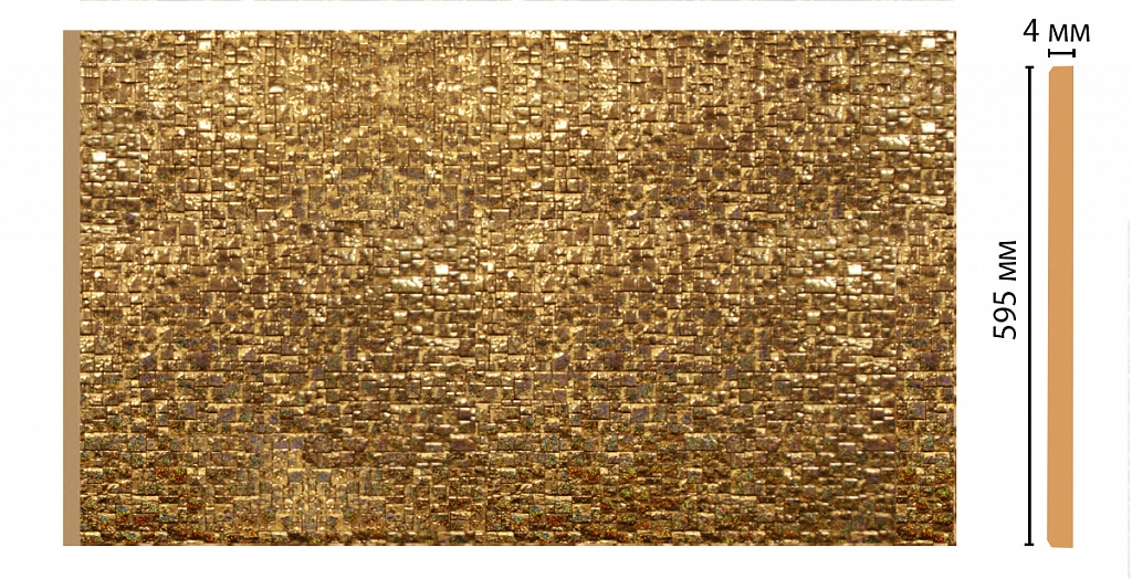 Декоративная Панель Decomaster M60-26 В595хШ4хШ2400 мм / Декомастер.