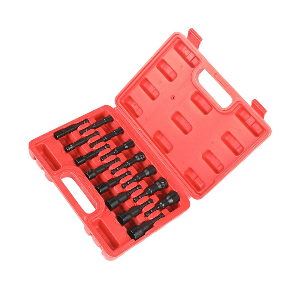 Набор Метрических Гнезд из 15 Частей, Магнитные Держатели Гаек, Ударная Дрель С Храповым Механизмом, Подходящий Стабильный Набор Металлических Инструментов