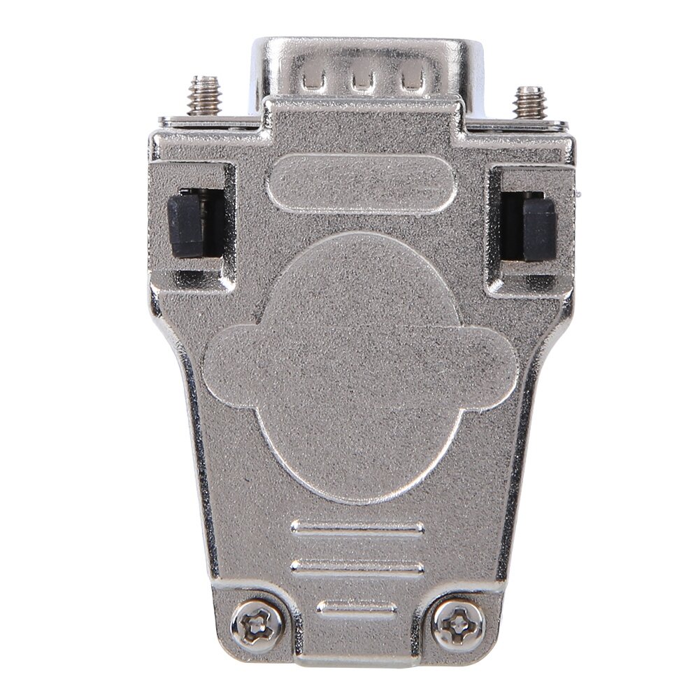 Огнестойкий последовательный разъем D-SUB, 9 контактов, 2 ряда контактов, штекер с металлическим корпусом DB9P-180