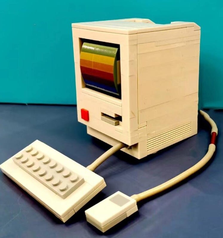 Конструктор 3Д JAKI Ретро компьютер, 228 деталей - JK8211