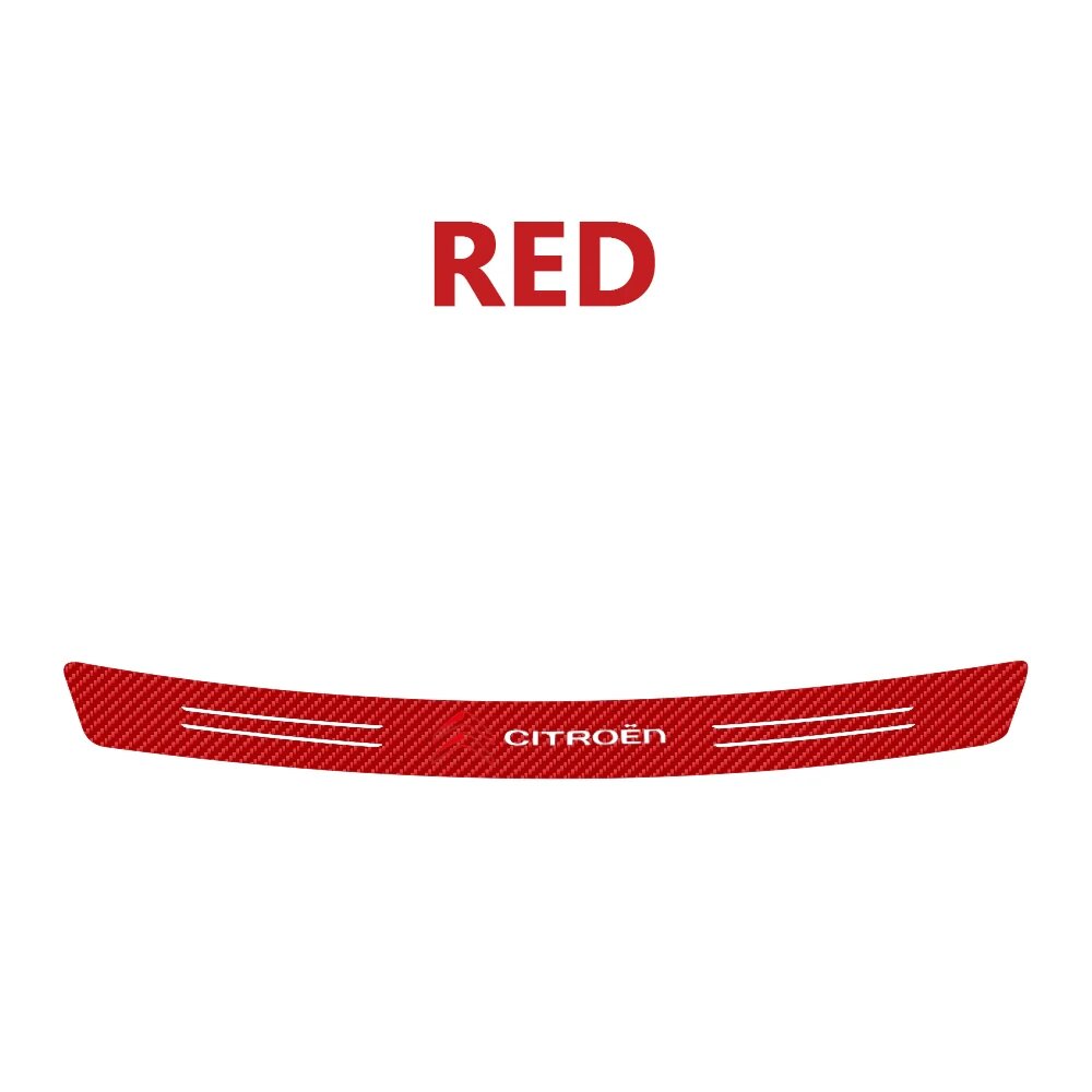 Углеродное волокно багажник автомобиля, защита заднего бампера, защита от царапин, наклейка для Citroen C2 C3 C4 C6 C5 VTS C-ELYSEE, автомобильные аксессуары