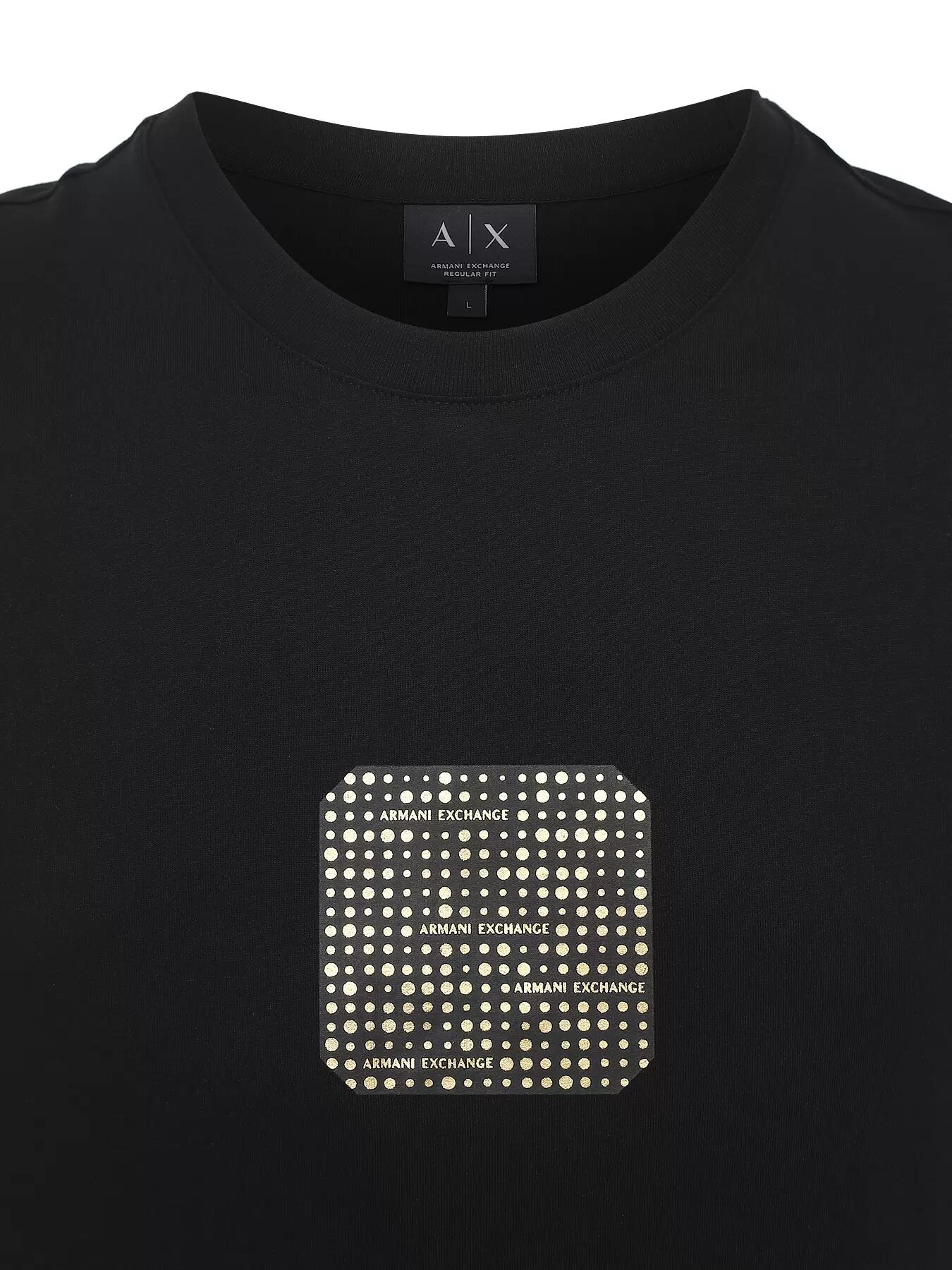 Футболка Armani Exchange, размер S, черный — фото 1