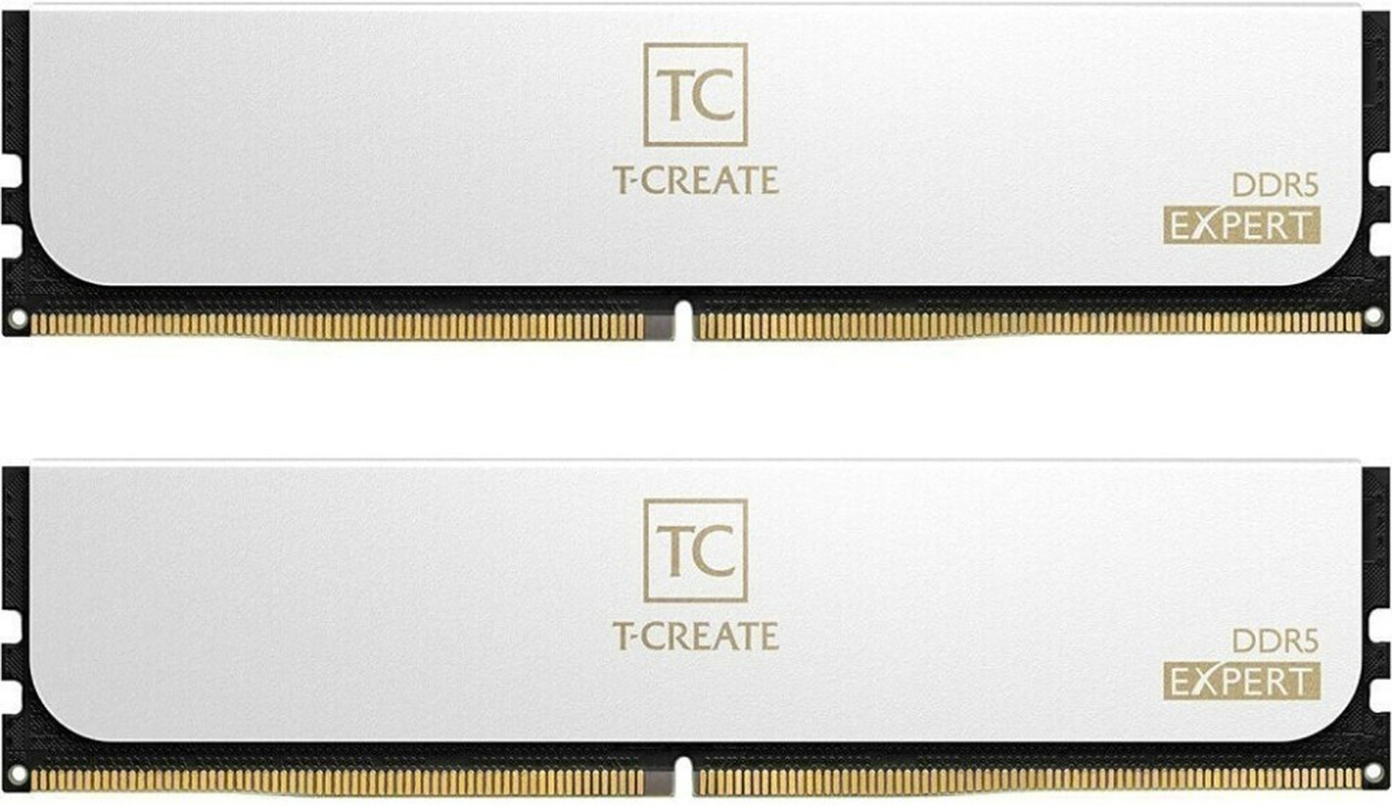 Модуль памяти DIMM DDR5 32Gb, 6000Mhz, 2x16Gb, Team Group T-CREATE Expert White (CTCWD532G6000HC38GDC01)