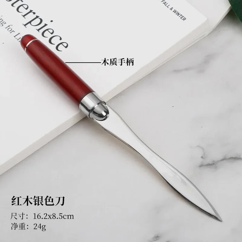 Деревянная открывалка для писем Silver