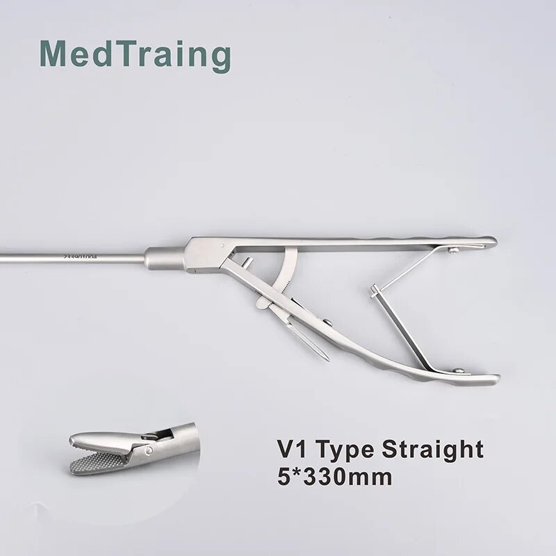 Тренировочный иглодержатель для лапароскопии из нержавеющей стали V1 straight