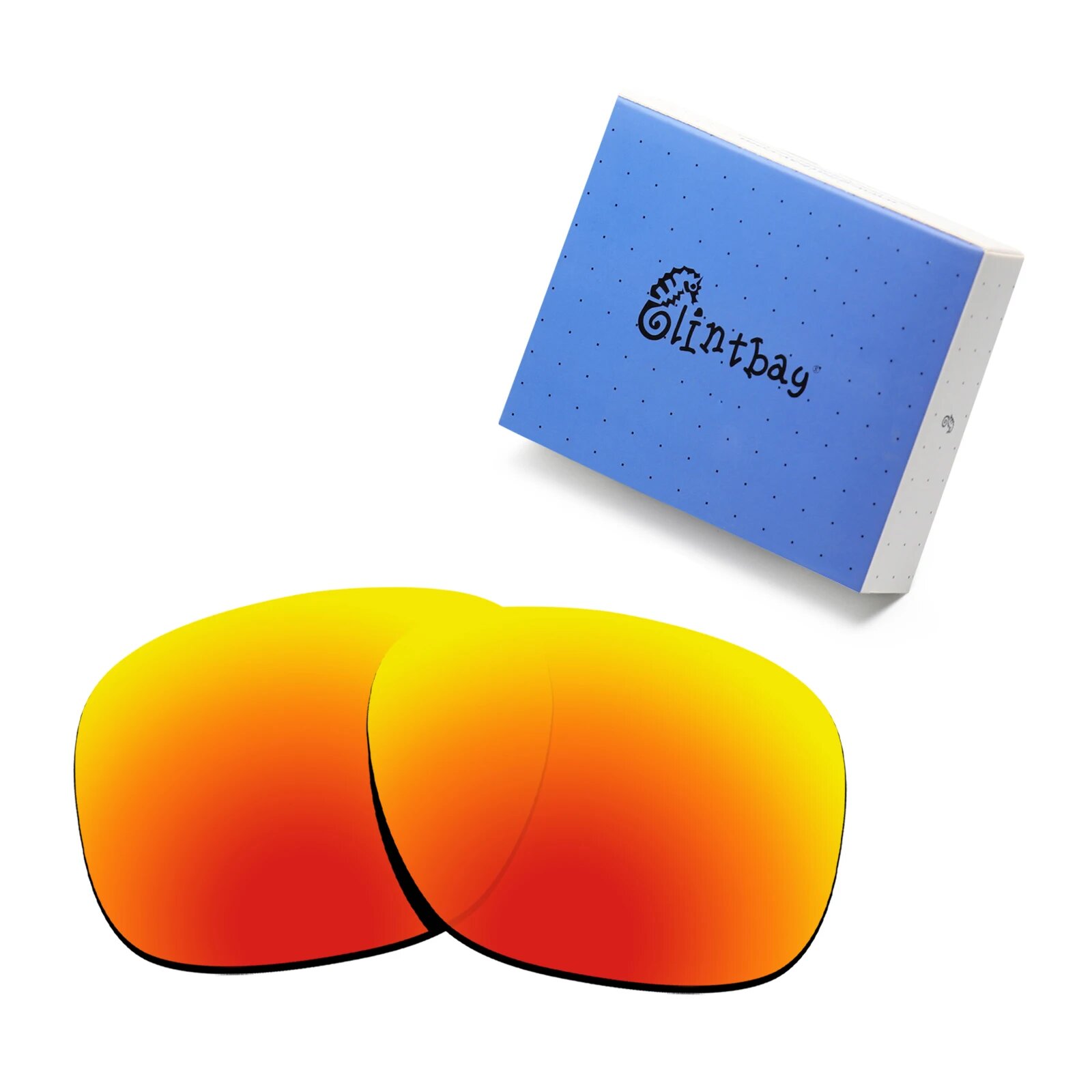 Сменные линзы Glintbay Fire Red для Ray-Ban Meta Wayfarer