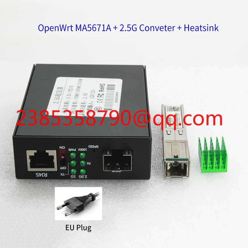 Медиаконвертер MA5671A 2.5G SFP RJ45 MA5671A Converter EU