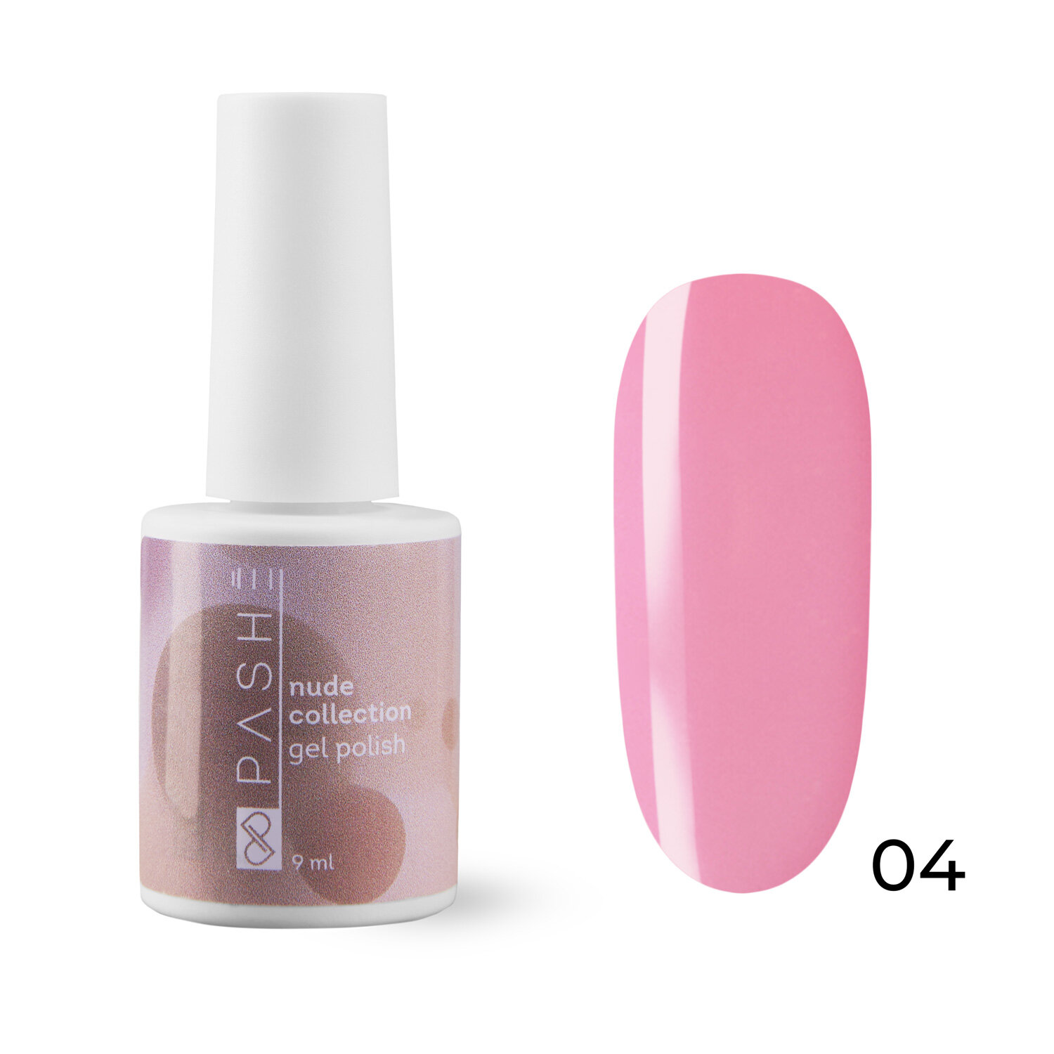PASHE, Гель-лак Nude №04
