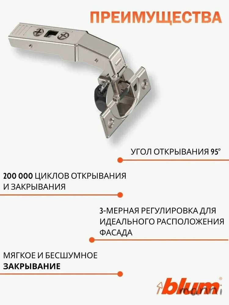 Петля мебельная — фото 1