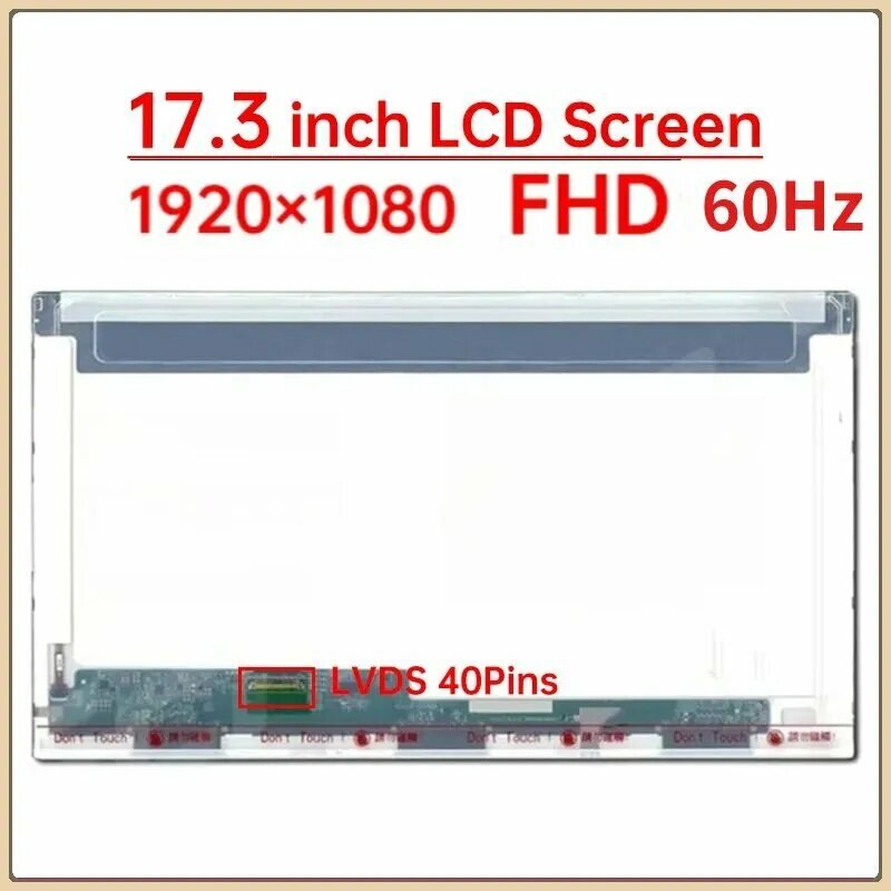 17.3 - дюймовый ЖК - модуль B173HW01 V0 Разрешение:1920*1200 LVDS 40 Pins
