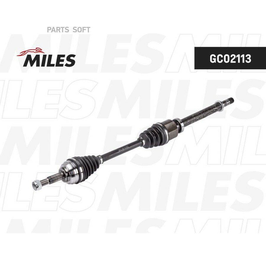 MILES GC02113 Привод в сборе RENAULT LOGAN/CLIO 1.4-1.6 06- прав. ()