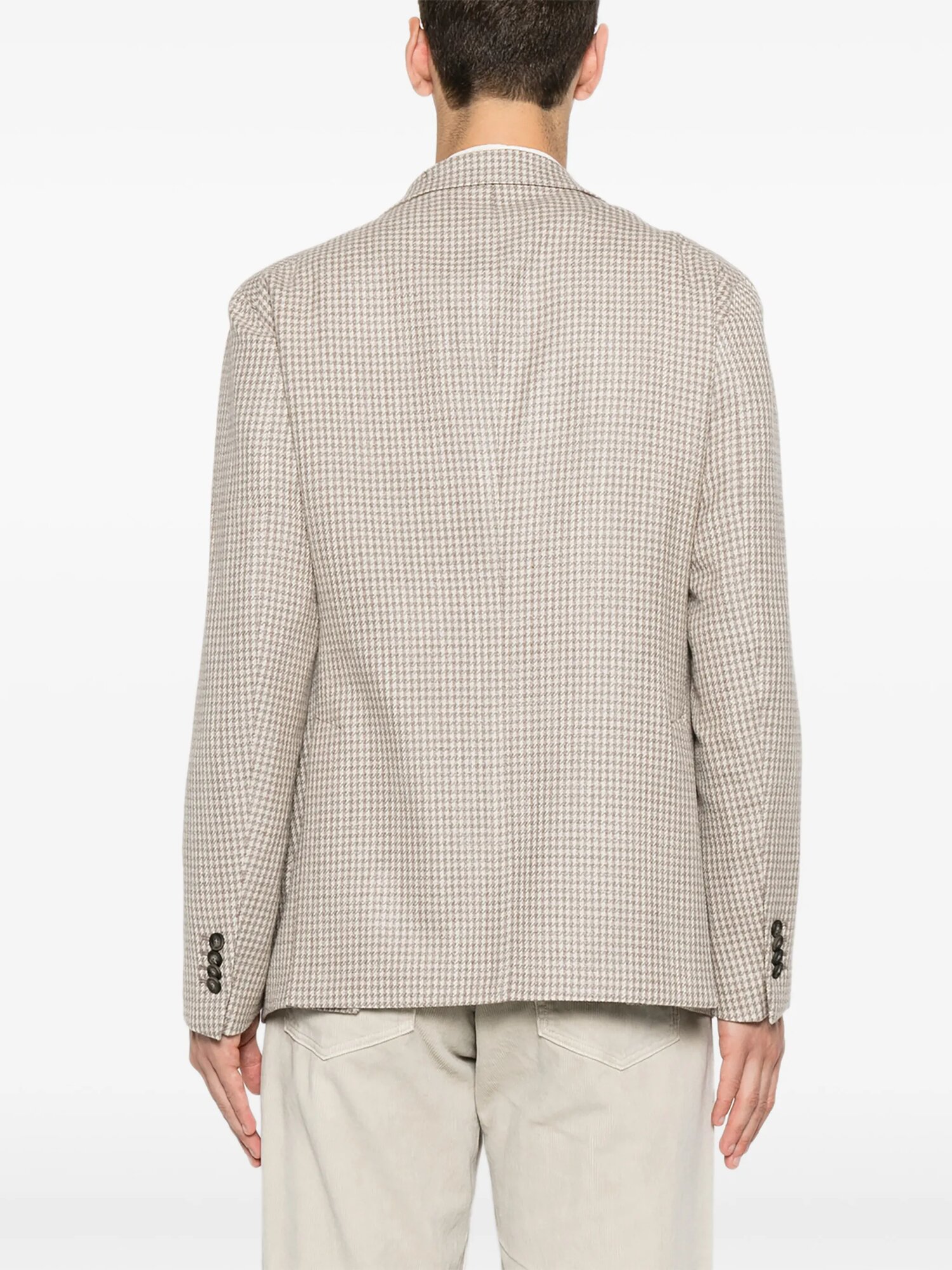 Пиджак Tagliatore Houndstooth-pattern single-breasted blazer, размер 50 — фото 1
