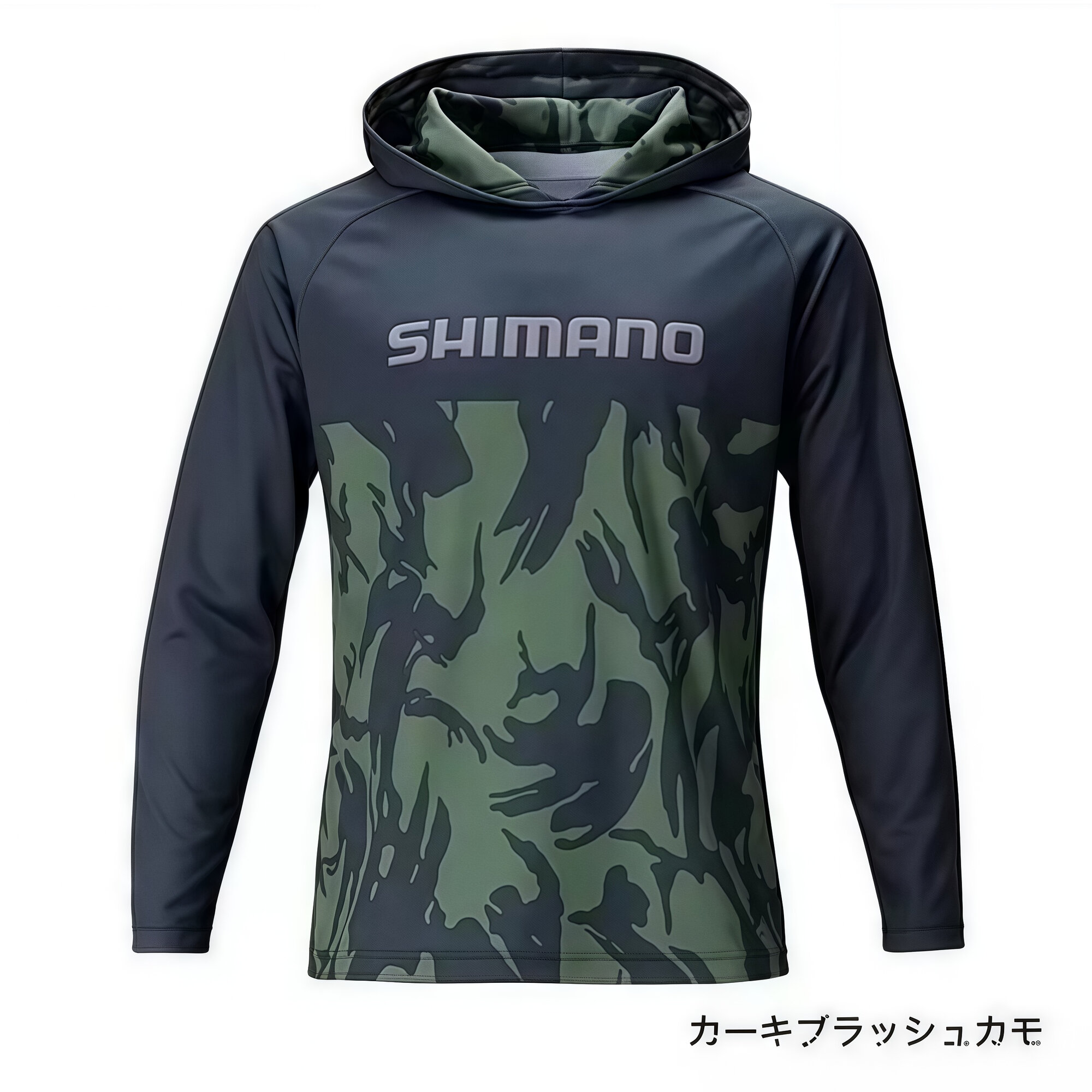 SHIMANO Джерси мужская для рыбалки с капюшоном с принтом Точки, рыболовный лонгслив летний солнцезащитный