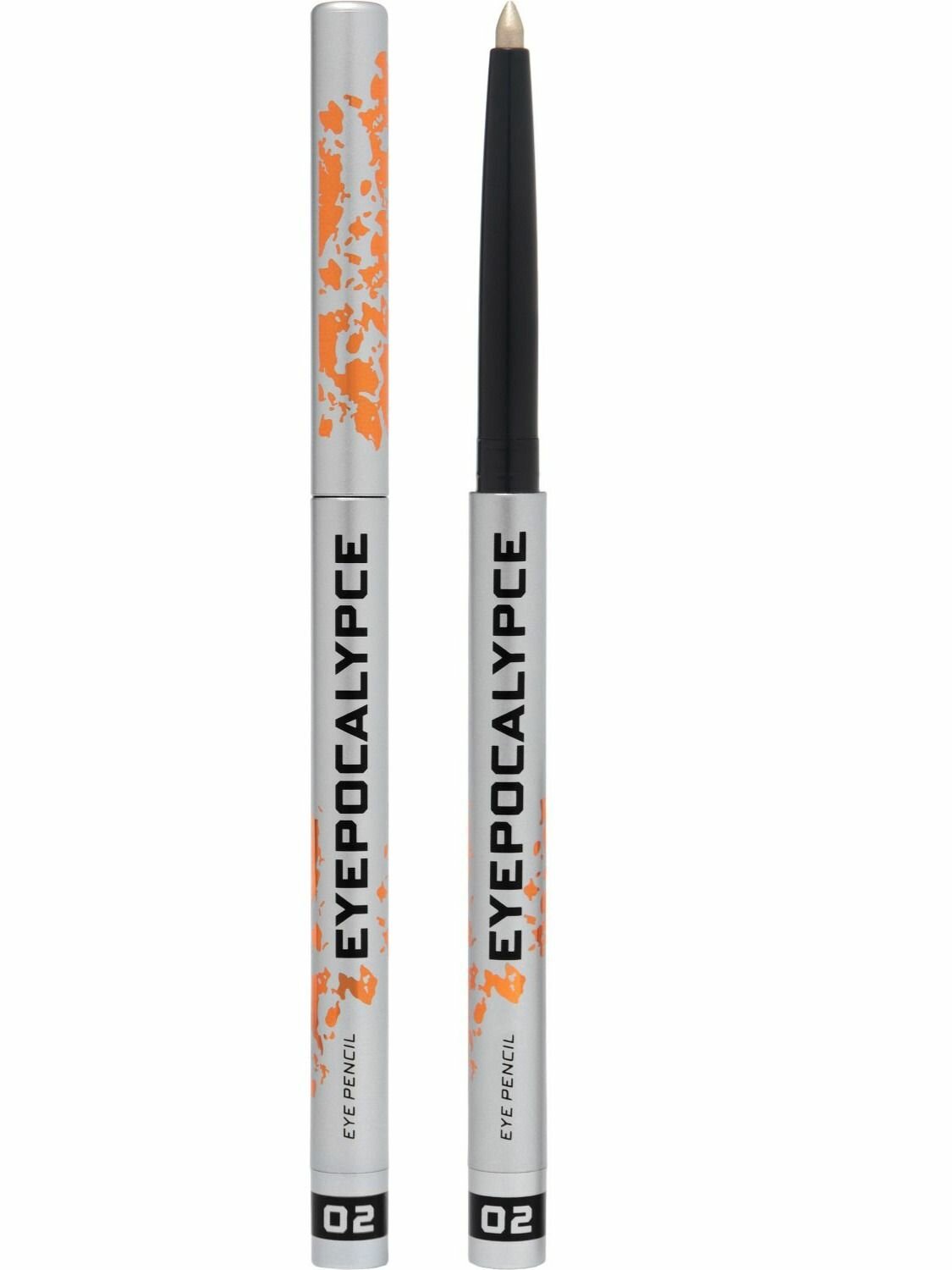Beauty Bomb Карандаш каял для глаз Тон 02 Белое золото сияющий Eye pencil Eyepocalypce Titanium, 0,25 г