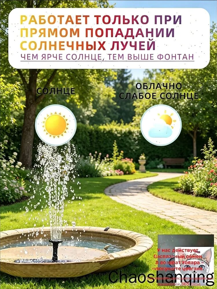 Фонтан садовый — фото 1