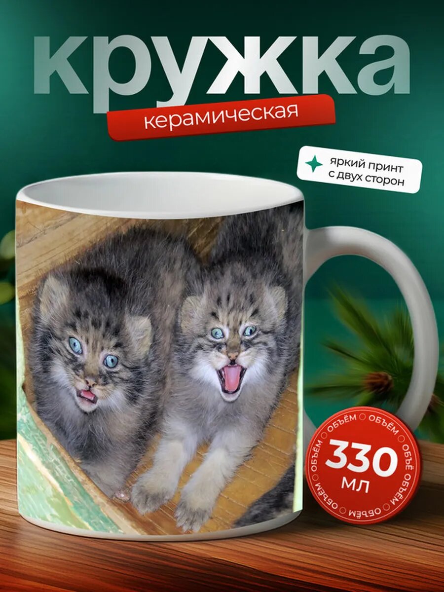 Кружка Триколорная манчкин кошка 38,